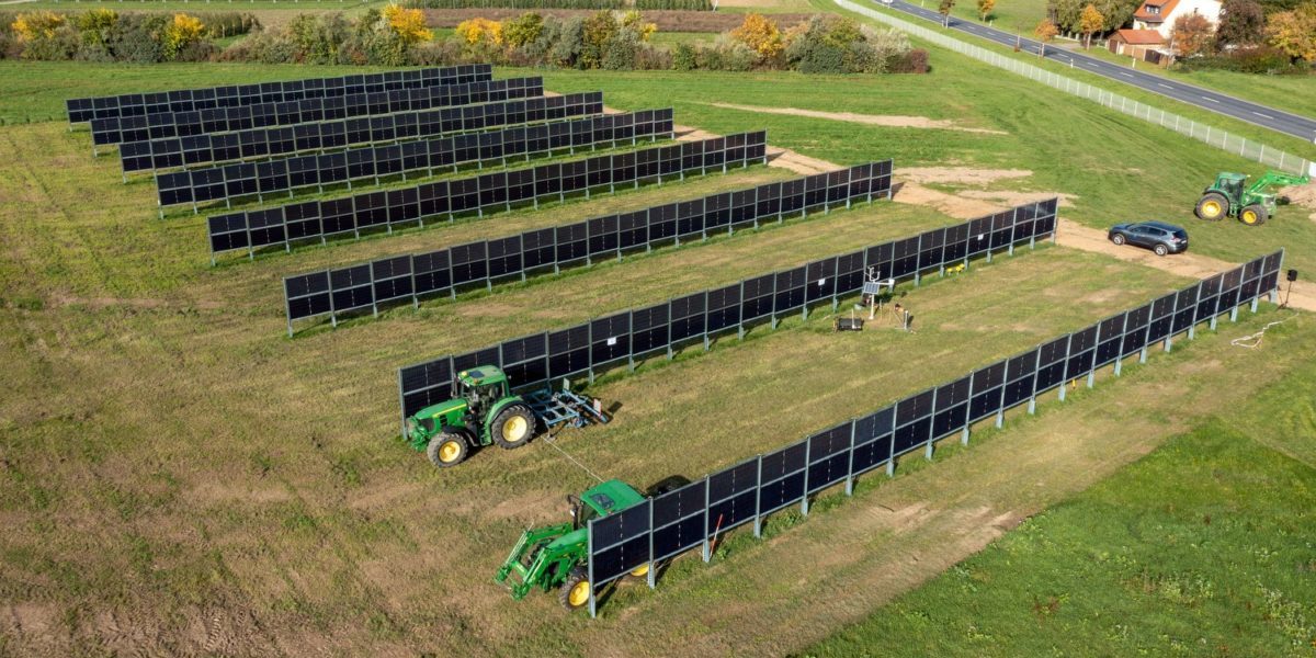 Agri-Photovoltaik-Anlage auf Hochschul-Gelände in Dresden in Betrieb ...
