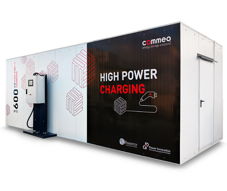 Lkw-Schnellladung mit dem Commeo HPC Cube 600 kWh 20´ Container – pv magazine Deutschland