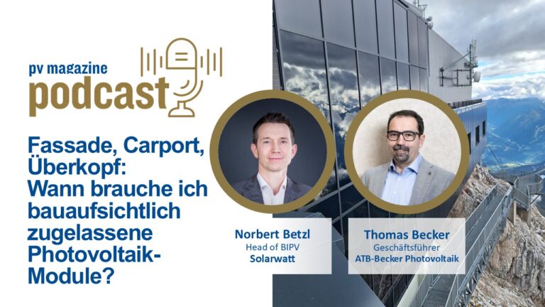 pv magazine Podcast: Fassade, Carport, Überkopf – Wann brauche ich ...